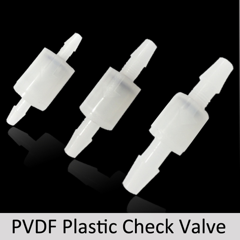 Free Shipping PVDF plastic check valve/ozone O3 Non-return valve/Spring ...