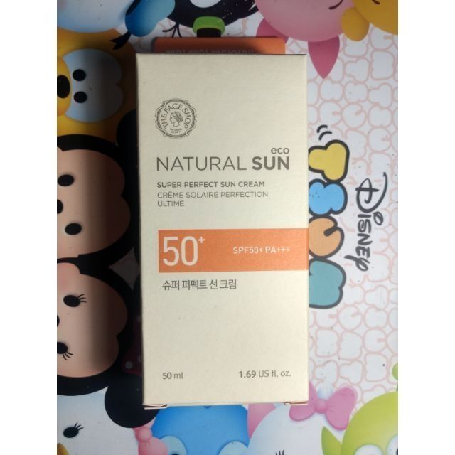 THE FACE SHOP NATURAL SUN ECO SUPER PERFECT SUN CREAM SPF50+ PA+++ | Shopee Thailand