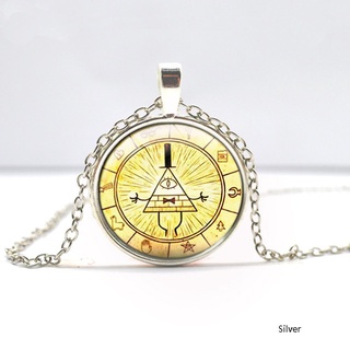 Hequ Necklace Steampunk Drama Gravity Falls BILL CIPHER WHEEL Time Gems ...