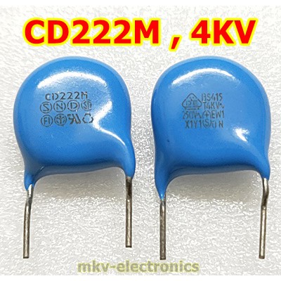 222K , 2.2NF , 222 , 222M , 2200PF , Ceramic Capacitor เซรามิค ...