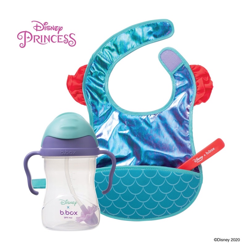 Bbox sippy cup and travel bib+spoon ชุดเซตแก้วหัดดื่มและผ้านกันเปื้อน ...