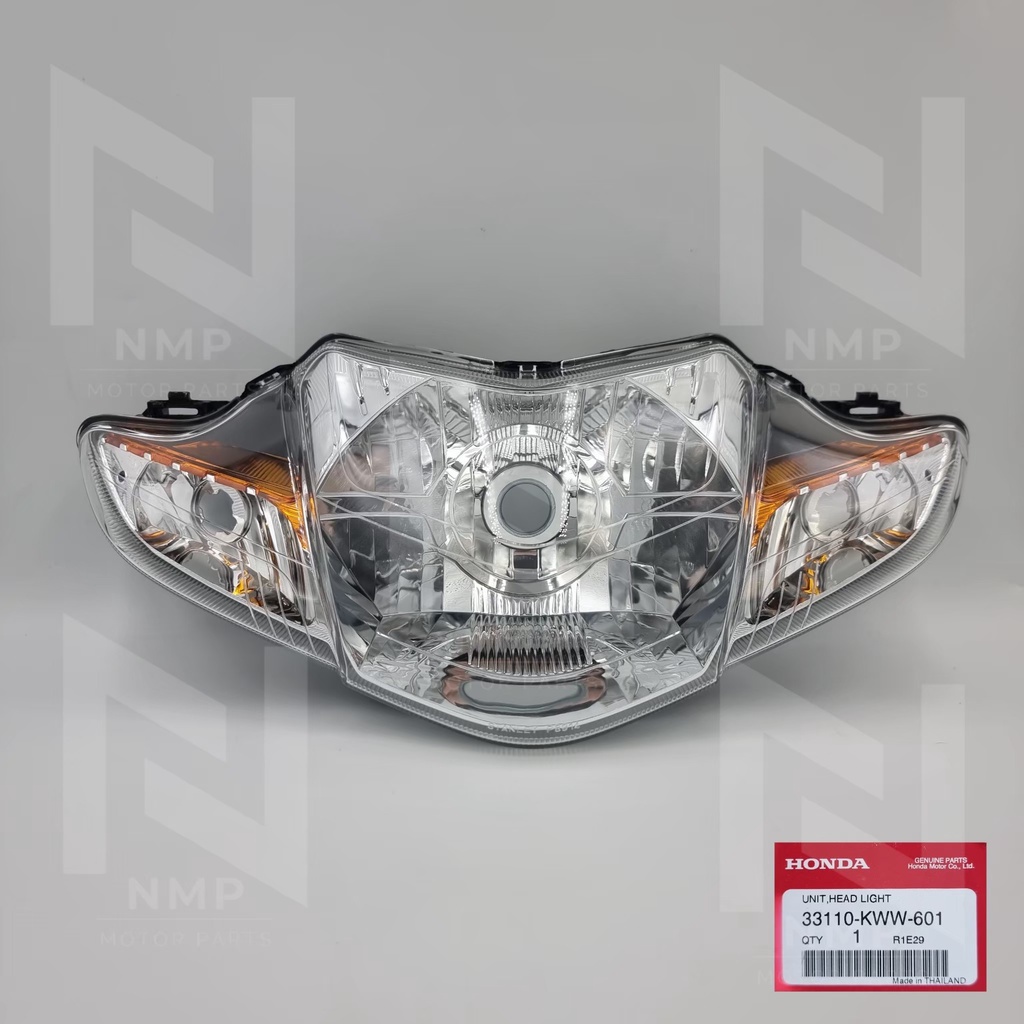 ไฟหน้า WAVE 110I สตาร์ทมือ 5 ขั้ว โคมใส แท้ HONDA HEADLIGHT US | Shopee ...