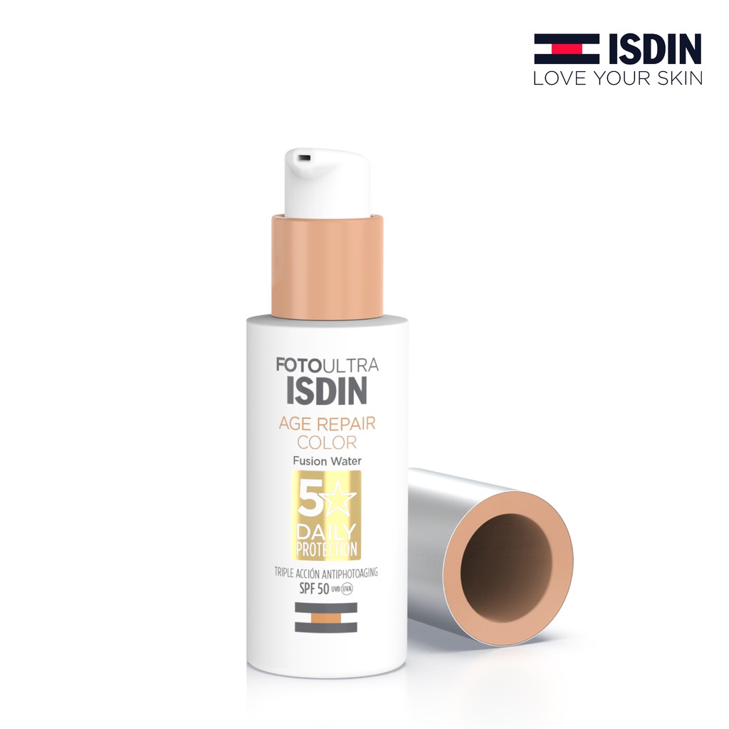 ISDIN FOTOULTRA ISDIN AGE REPAIR COLOR SPF50(Anti-Photoaging Sunscreen ...