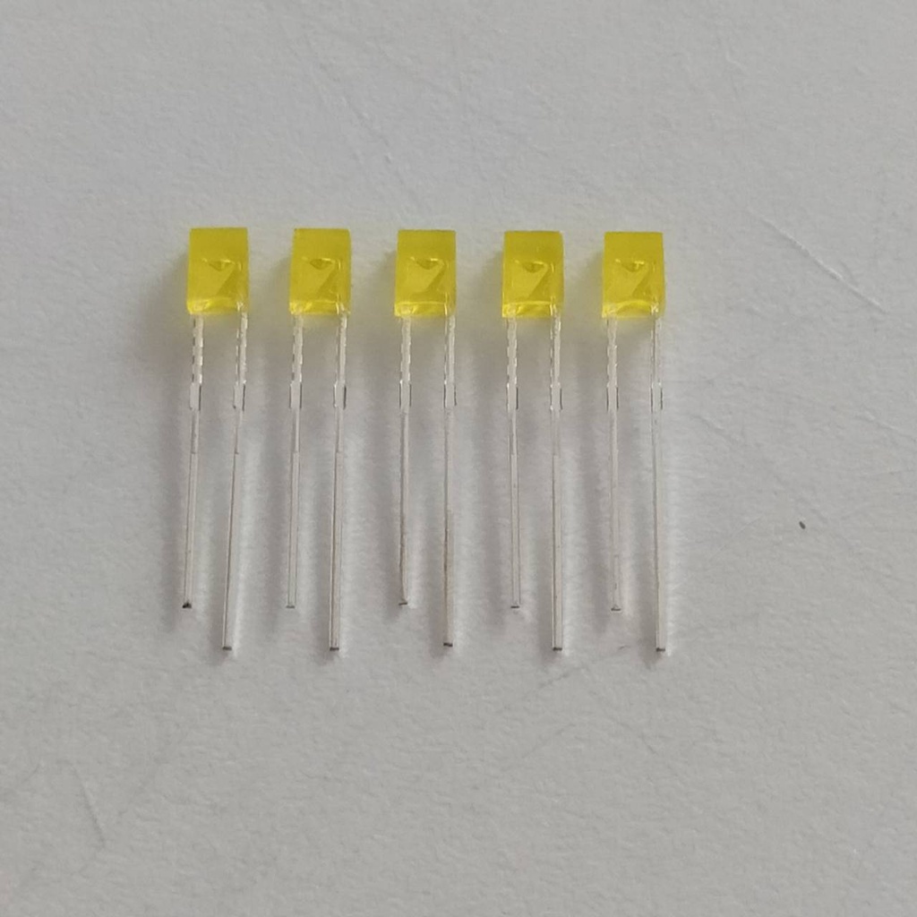 (5 ตัว) LED หลอดไฟ ไดโอด แปล่งแสง Diode Light Emiting Diode แดง เขียว ...