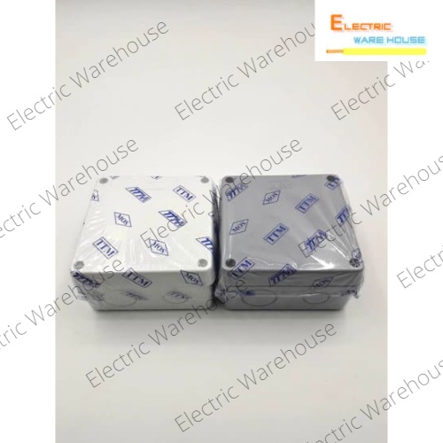 บ็อก PVC กันน้ำ TTM ( ขนาด 4" x 4" ) | Shopee Thailand