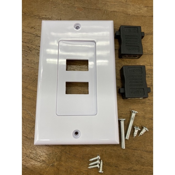 HDMI Face plate 2 outlets | Shopee Thailand