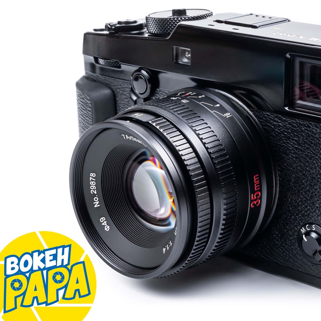 7Artisans 35mm F1.4 APSC เลนส์หน้าชัดหลังเบลอ ( FX / E / M43 MOUNT )( เลนส์มือหมุน เลนส์ละลาย ...
