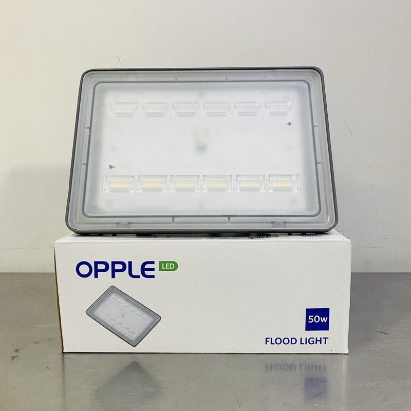 OPPLE ฟลัดไลท์ สปอร์ตไลท์ LED 50W 6000K | Shopee Thailand