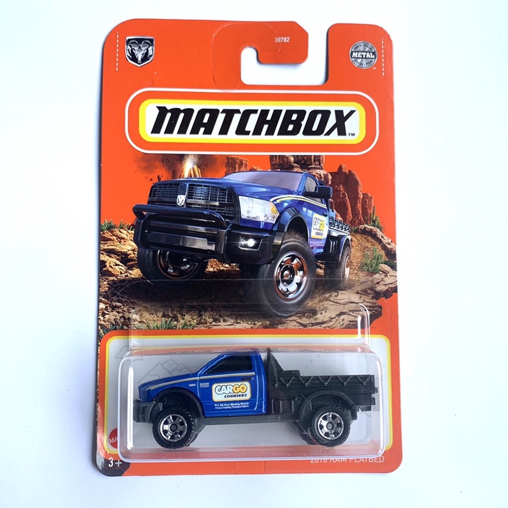 Matchbox 1/64 No.100 Basic Car 2016 Ram Flatbed GVY10-30782 | Shopee ...