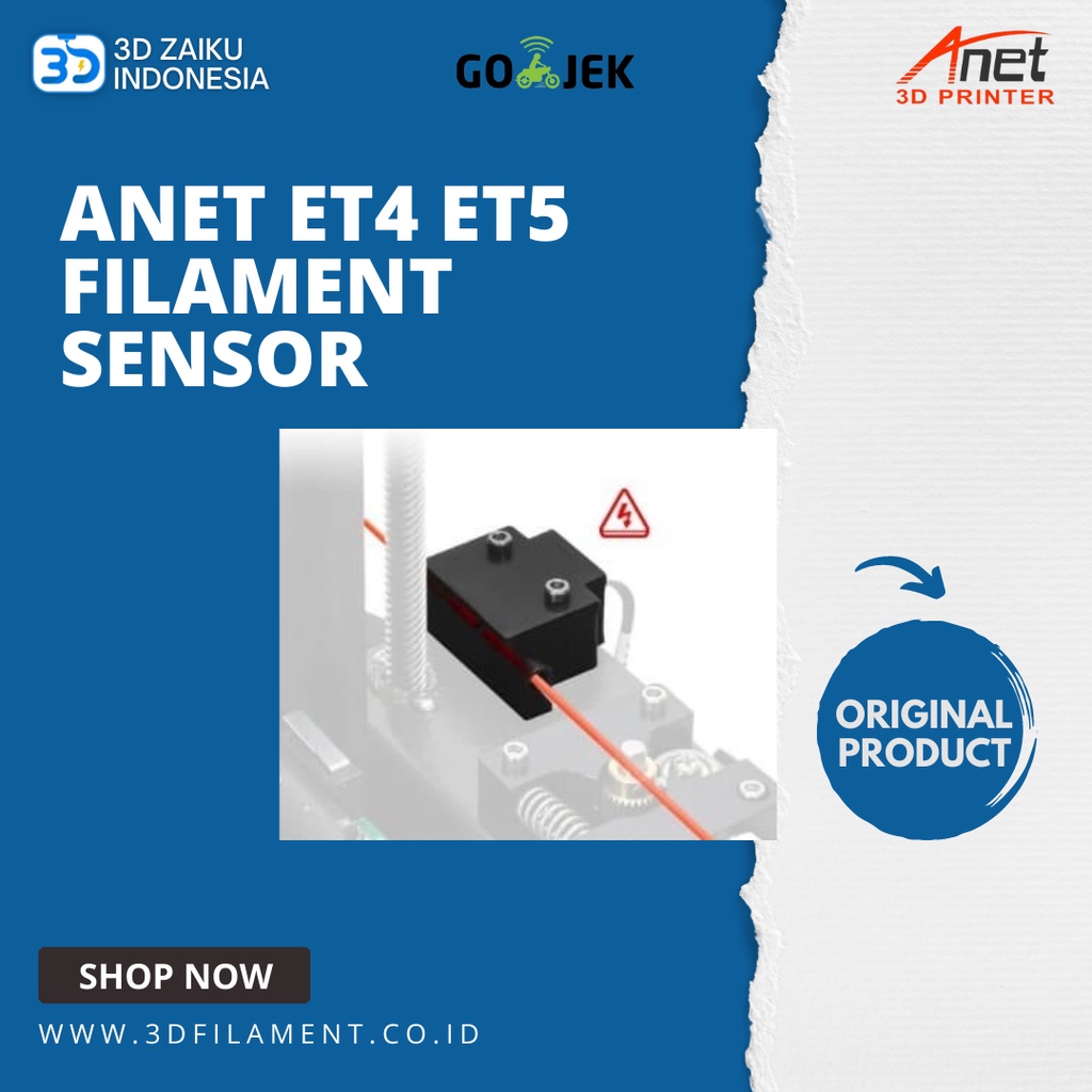 Original Anet ET4 ET5 3D เครื่องพิมพ์เส้นใยเซนเซอร์เปลี่ยน | Shopee ...