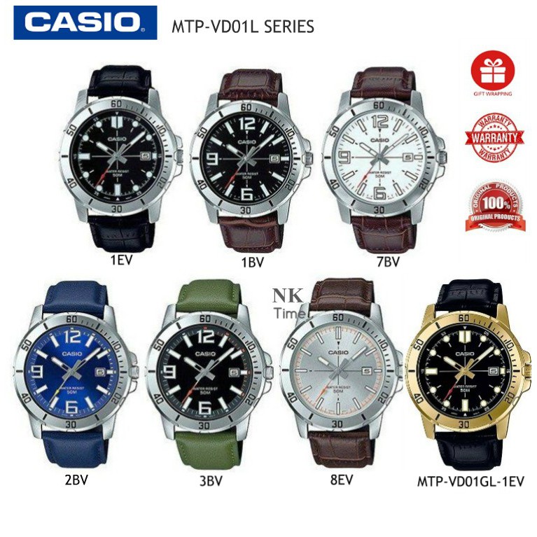 Casio MTP-VD01L/MTP-VD01GL น้ําหอมอนาล็อก | Shopee Thailand