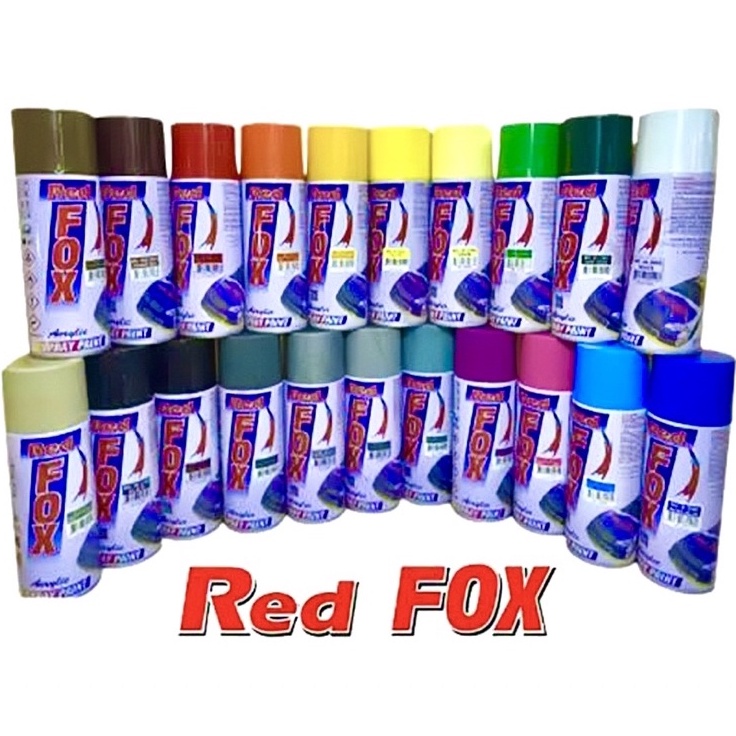 สีสเปรย์ Red Fox Color Spray มีให้เลือกหลายสี | Shopee Thailand