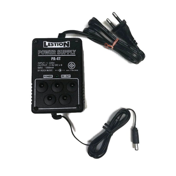 Rock (Lestion) Power Supply PA-4T ตัวจ่ายไฟเอฟเฟคก้อน Boss และเอฟเฟค ...