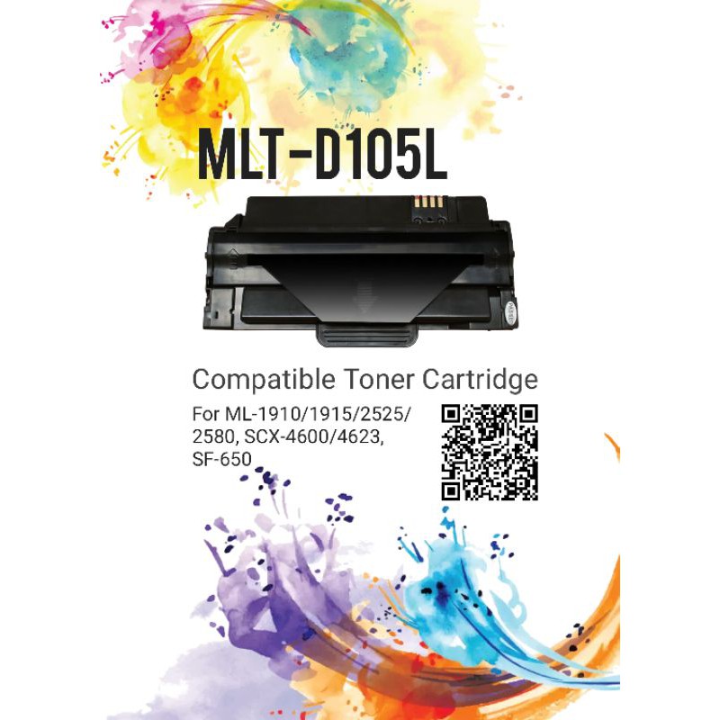 [ส่งฟรี] หมึกพิมพ์เลเซอร์ MLT-D105L [Compatible]++สามารถออกใบกำกับภาษีได้++รับประกันคุณภาพ 1 ปี ...