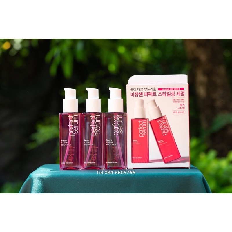 (มาใหม่)Mise En Scene Perfect styling serum 80 ml. ของแท้ 100%สีชมพู ...