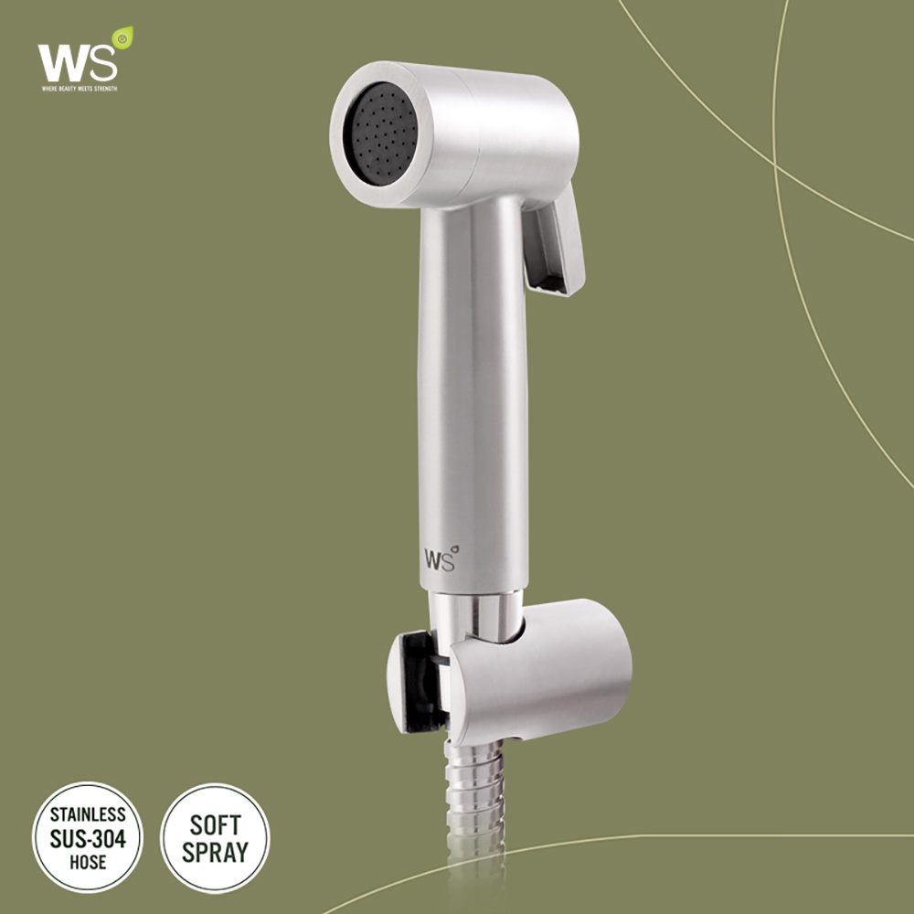 WS สายฉีดชำระ ชุดฉีดชำระ ที่ฉีดก้น สแตนเลส 304 WS-0390S | Shopee Thailand