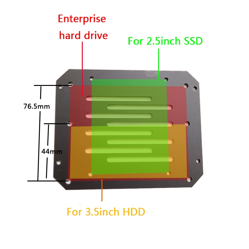 Enterprise hard Diskซ้อนวงเล็บ 3.5 mechanical hard disk 2.5 solid-state hard disk rack ไม่จํากัด ...