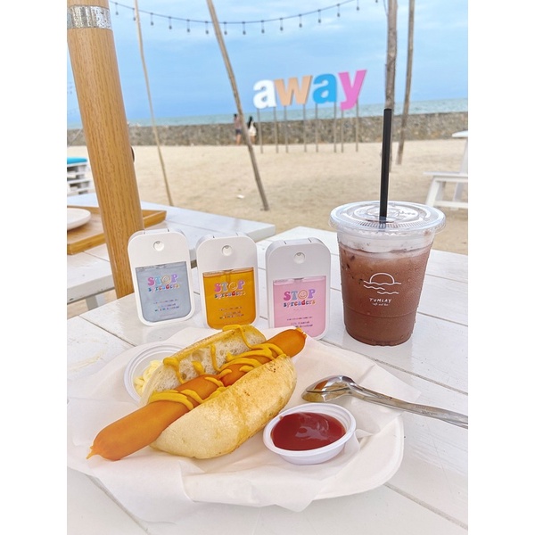 สเปรย์แอลกอฮอล์ 75% พกพา มีกลิ่นน้ำหอม กลิตเตอร์ แบรนด์ Stop Spreaders ...