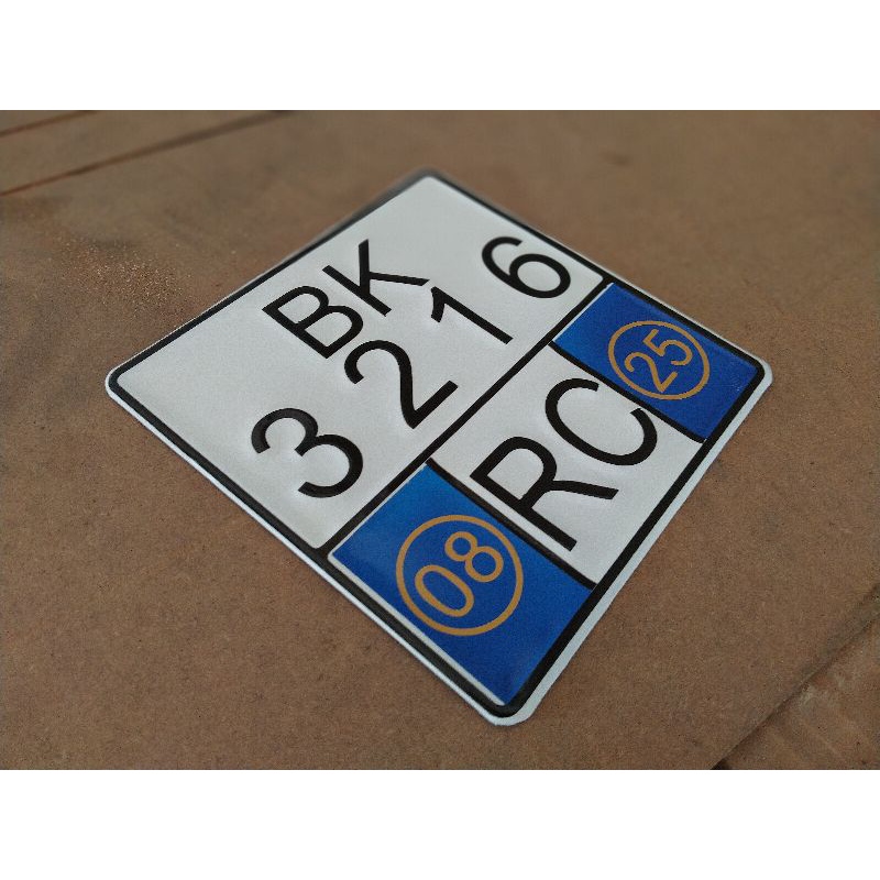 Vespa EUROPEAN NUMBER PLATE VARIATION | Shopee Thailand
