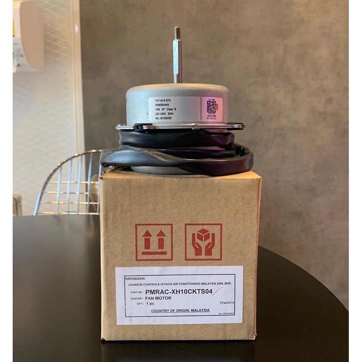 มอเตอร์แอร์ Hitachi FAN MOTOR สำหรับรุ่น RAC-XJ10CKT Part: PMRAC ...