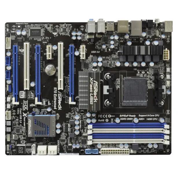 Asrock 970 Extreme4คอมพิวเตอร์ เมนบอร์ด Mainboards AM3/AM3+ | Shopee ...