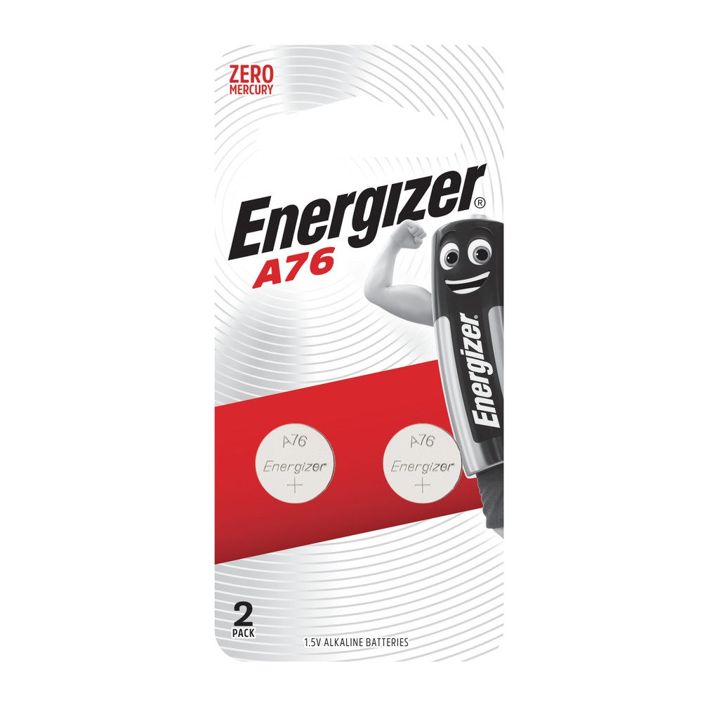 ถ่าน Energizer LR44(A76) 1.5V Alkaline Battery แพค 2 ก้อน ของแท้บริษัท ...