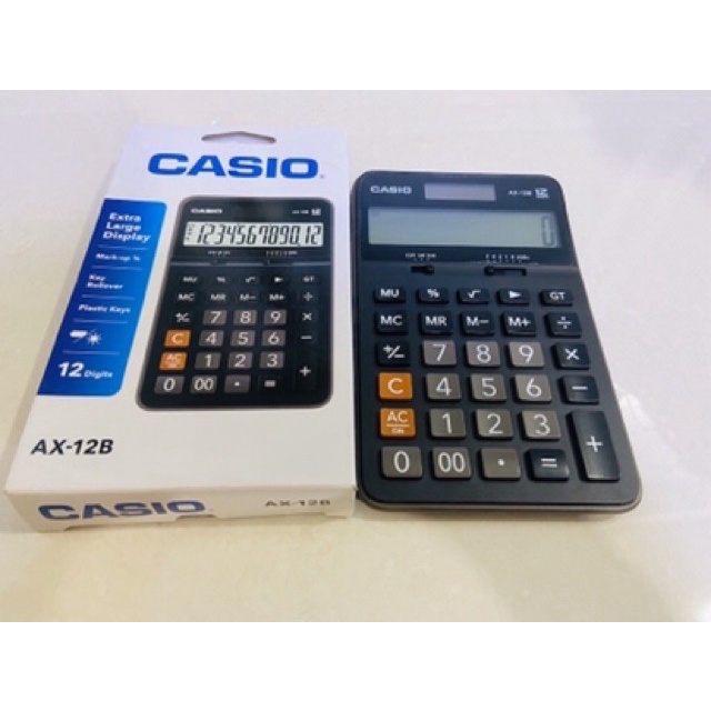 Calculator เครื่องคิดเลข MX-12M เครื่องคิดเลขตั้งโต๊ะ Casio มี 32 รุ่นให้เลือก 12 หลัก ของแท้ ...