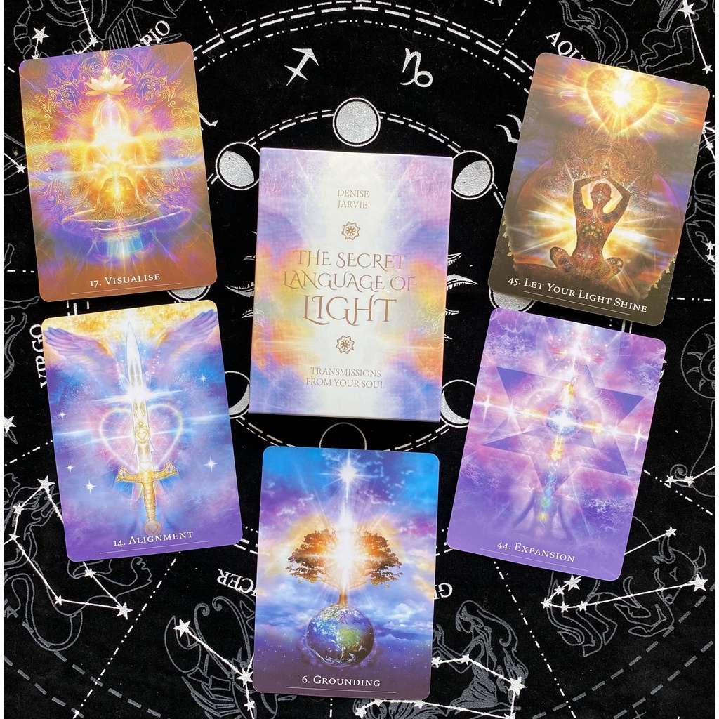 การ์ดเกมกระดาน ภาษาอังกฤษ The Secret language Oracle Card The Secret ...