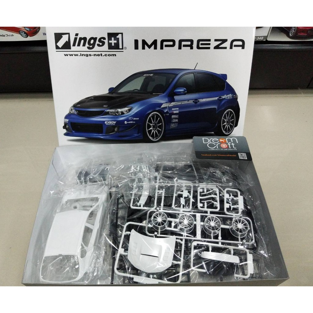 AOSHIMA 1/24 ings GRB IMPREZA WRX STI '07 SUBARU (โมเดลรถยนต์ Model DreamCraft) | Shopee Thailand