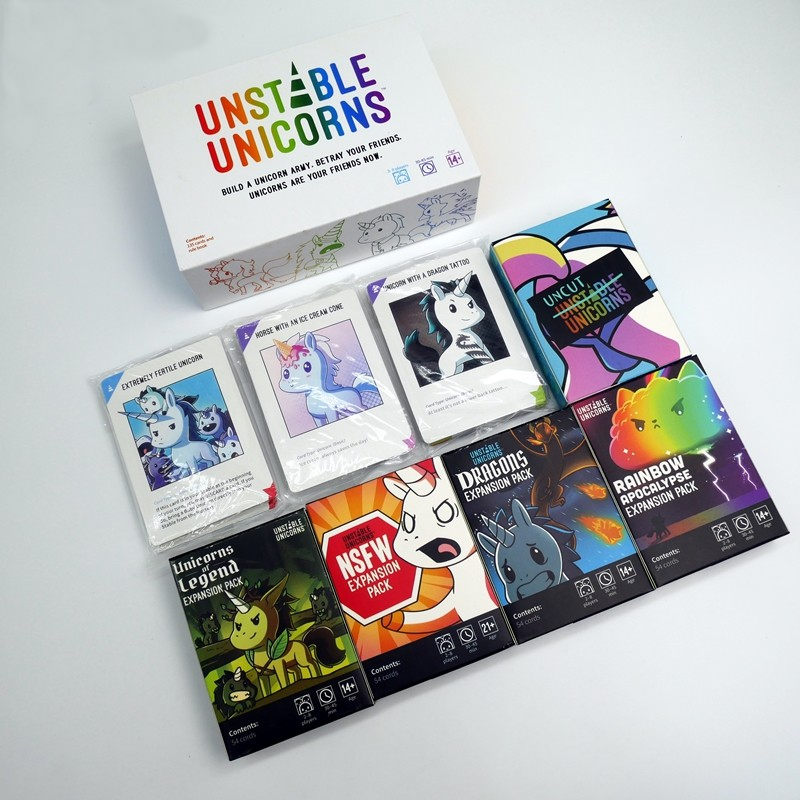 Unstable Unicorns Board Game Card Parent-child Interaction Board Game ...