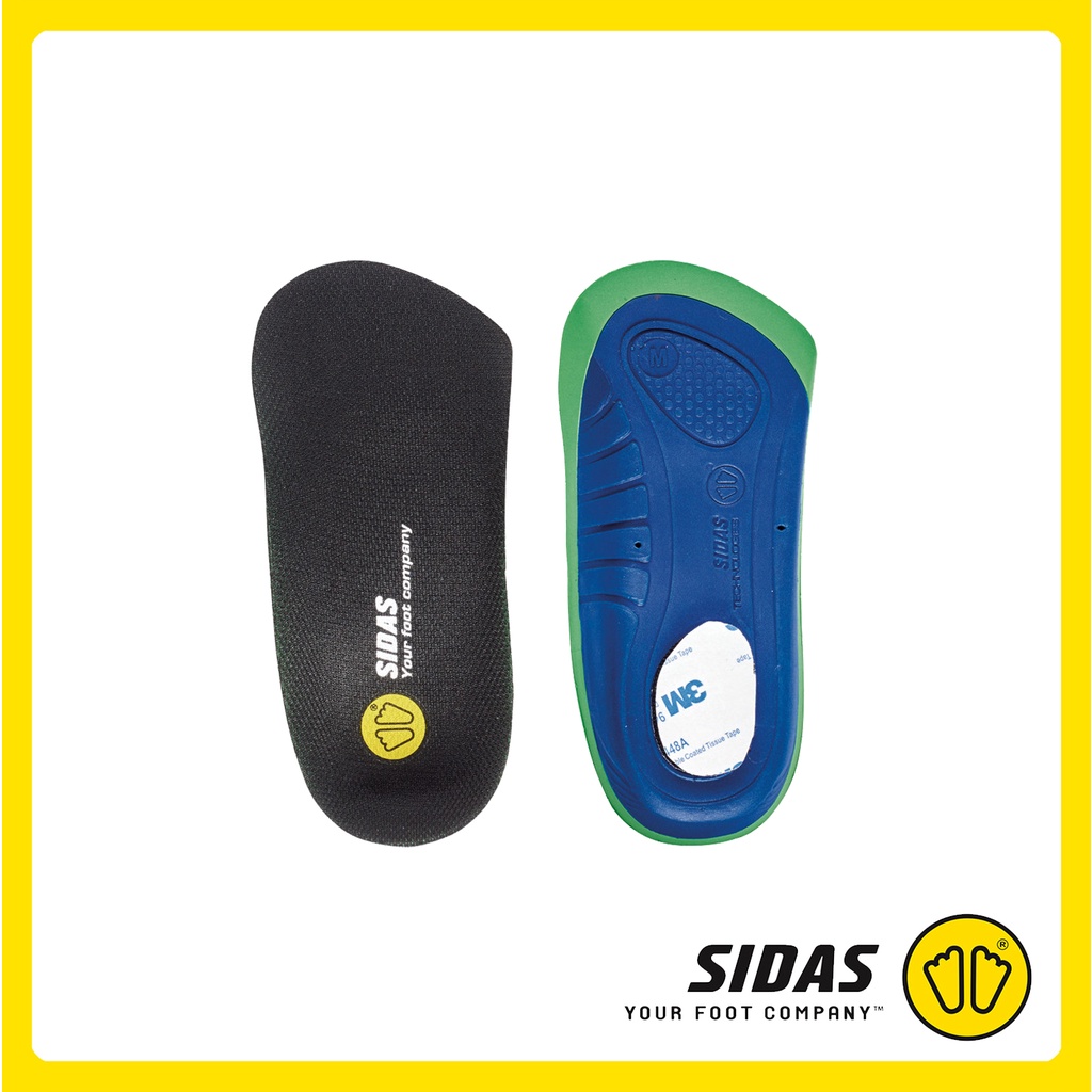 SIDAS 3D Comfort 1/2 แผ่นพื้นรองเท้ากายภาพแบบครึ่งแผ่น รองรับส้นเท้าและอุ้งเท้า | Shopee Thailand