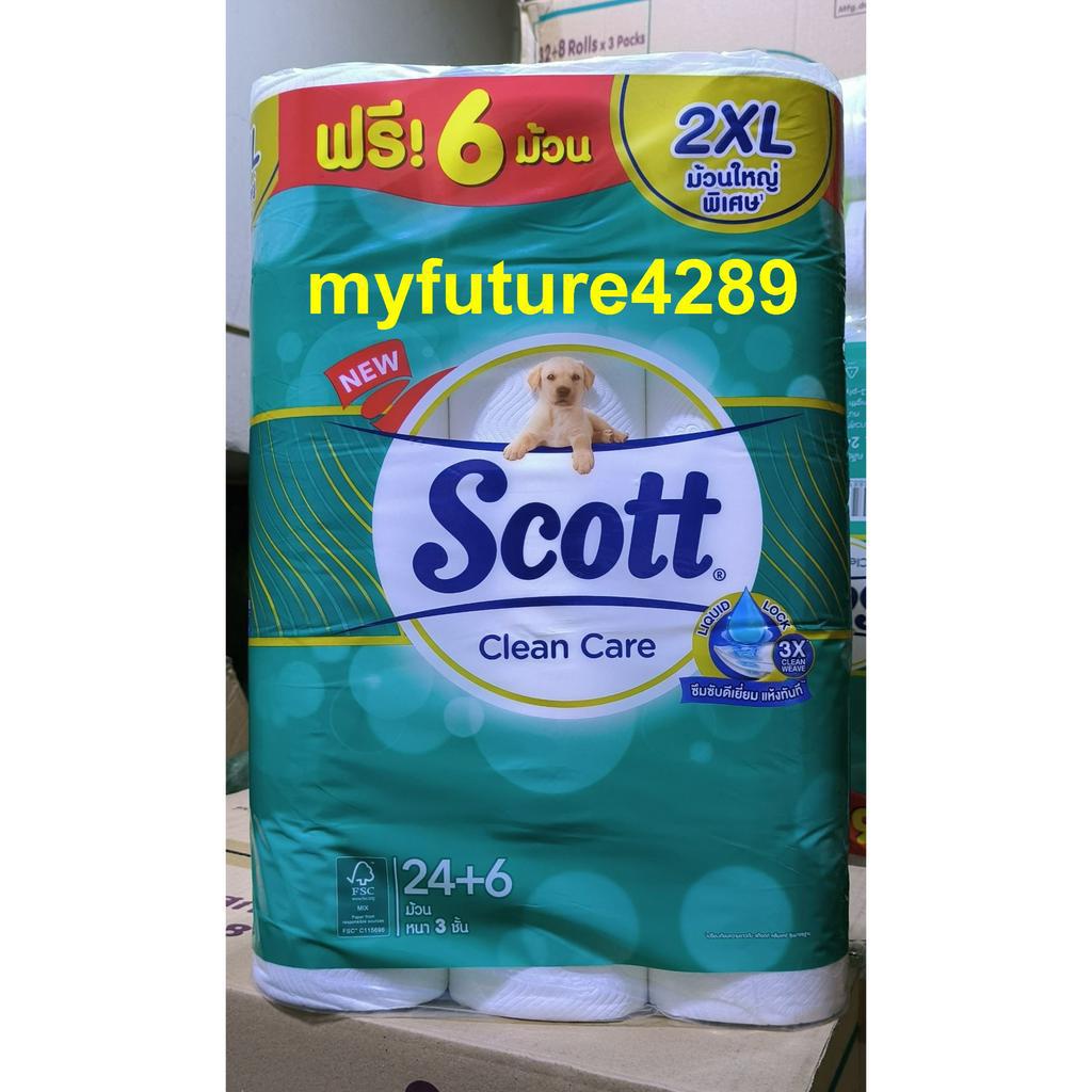 Scott Extra Clean Care กระดาษทิชชู่ สก๊อตต์ เอ็กซ์ตร้า คลีนแคร์ ความยาว ...