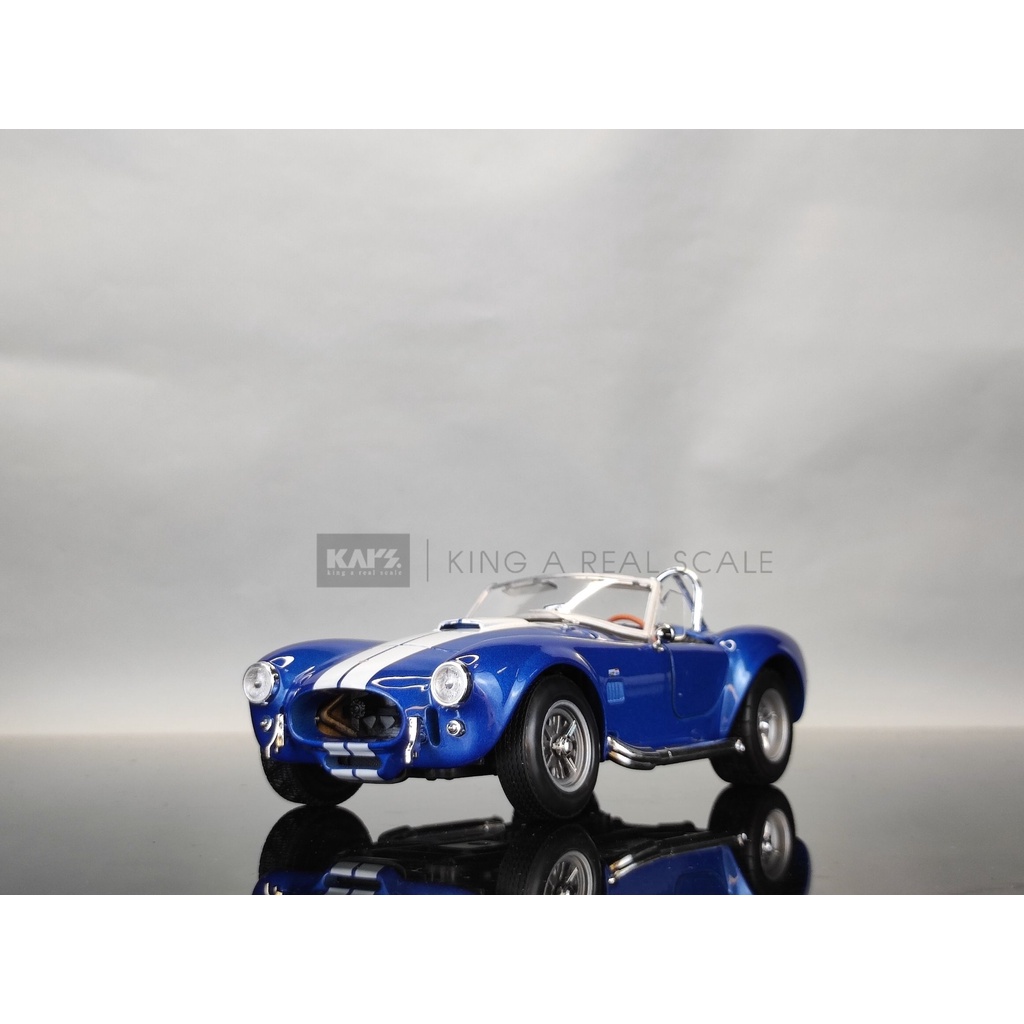 (welly) 1965 SHELBY COBRA 427 S/C, Metallic Blue Color | Shopee Thailand