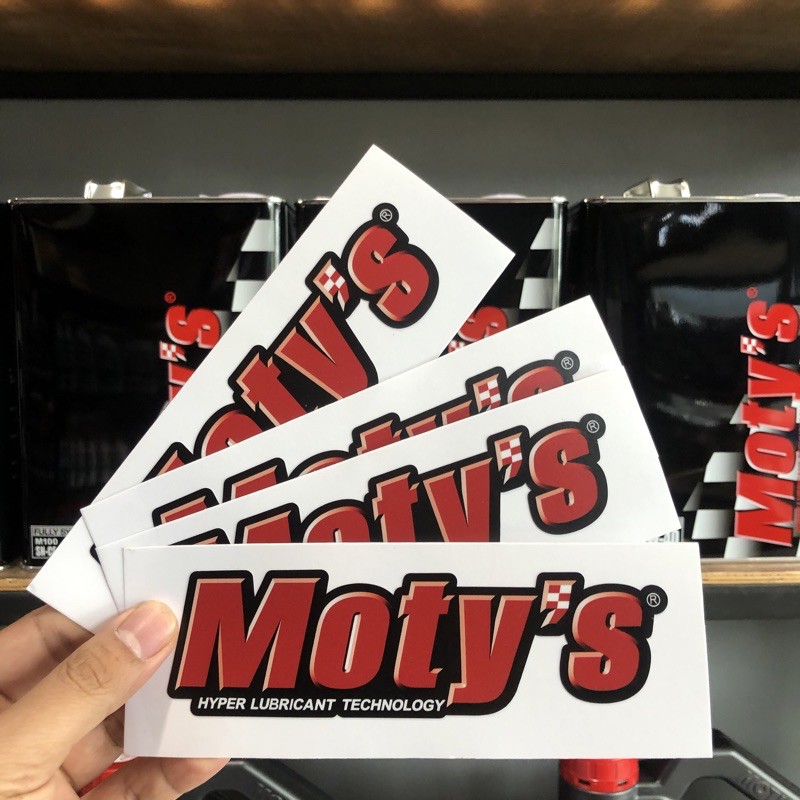 [สติ้กเกอร์แท้] MOTY’S Oil Japan Logo Official | Shopee Thailand