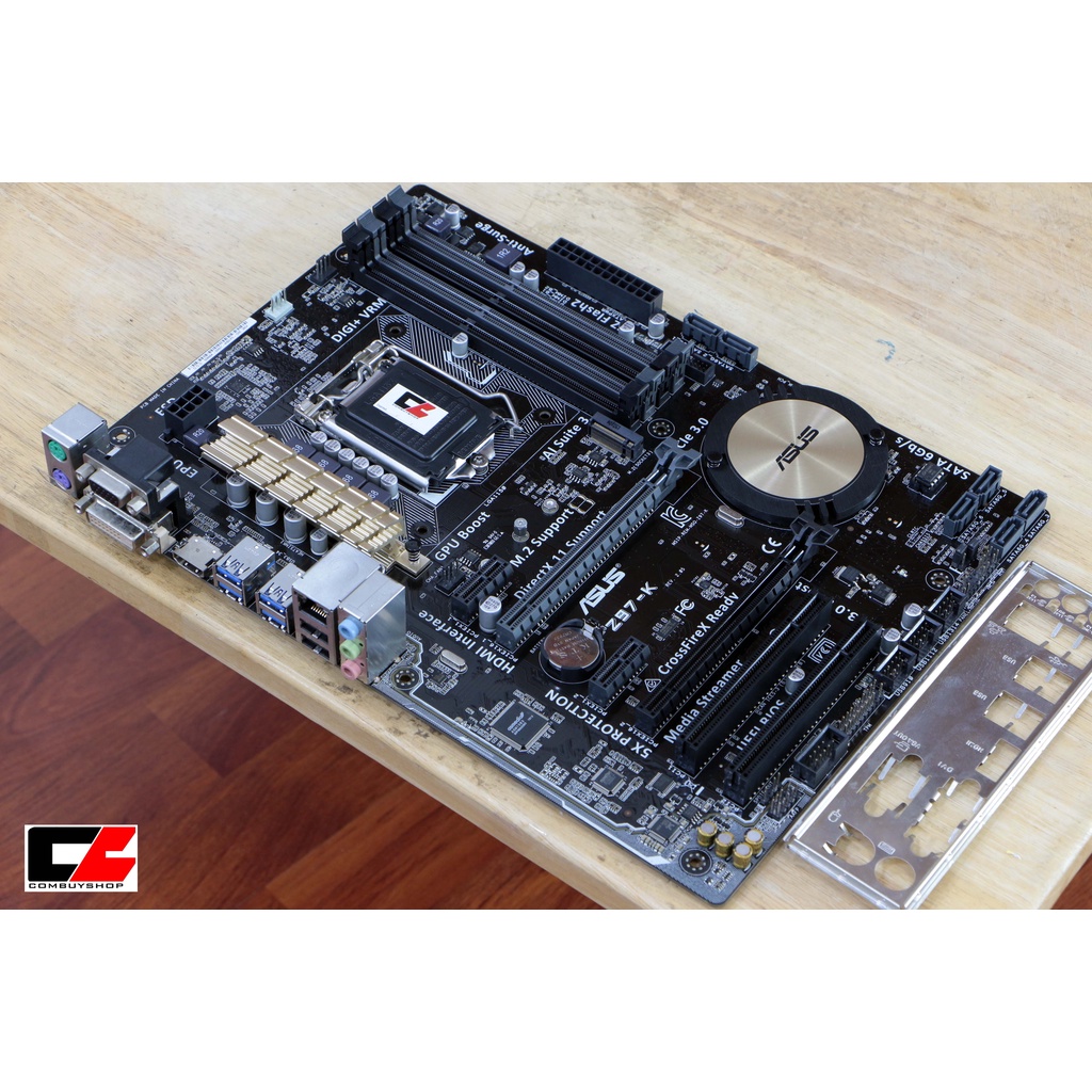 MB ASUS Z97-K LGA1150 SUPPORT M2 [ รองรับ CPU INTEL เจน 4 ทุกตัว ...