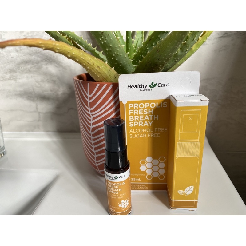 Exp.04/27 Healthy Care Propolis Fresh Breath Spray 25 ml สเปรย์โพโพลิส ...