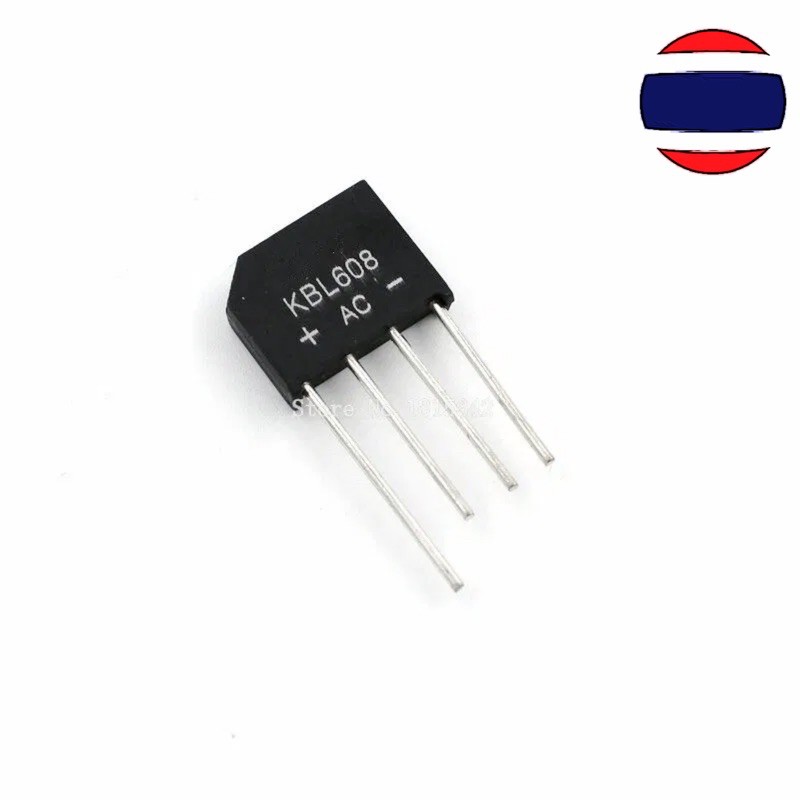 1PCS บริดไดโอด KBL06 KBL608 KBL610 bridge rectifier diode 6A 800V ...