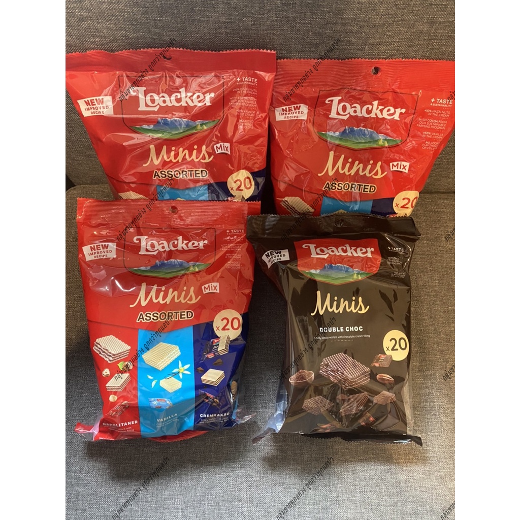 [ของแท้/พร้อมส่ง/ฉลากไทย/200g] เวเฟอร์ล็อกเกอร์จิ๋ว Loacker Mini Wafer ...