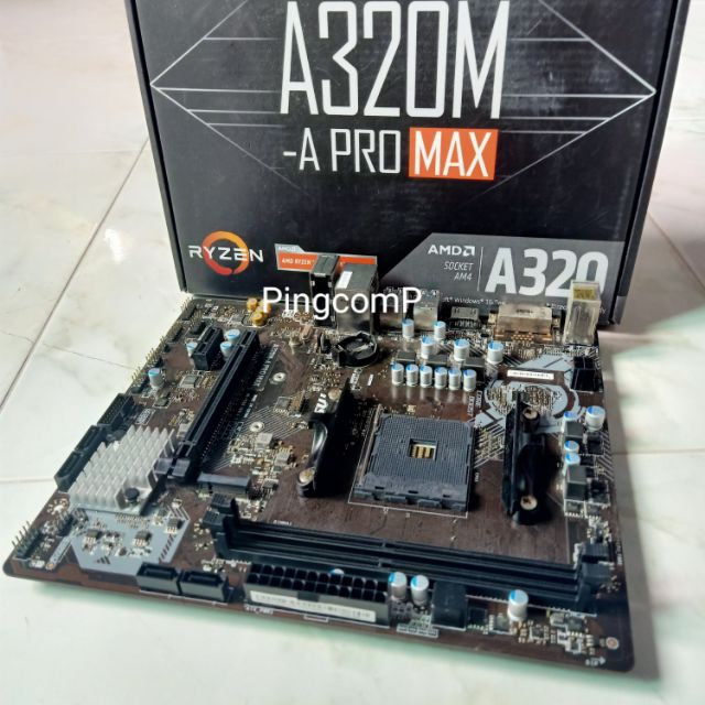 Mainboard ( เมนบอร์ด ) MSI A320M-A PRO MAX | Shopee Thailand