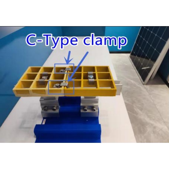 C clamp for Fiberglass Walkway คีมหนีบทางเดินไฟเบอร์กลาส 1 Pack 4 Sets ...