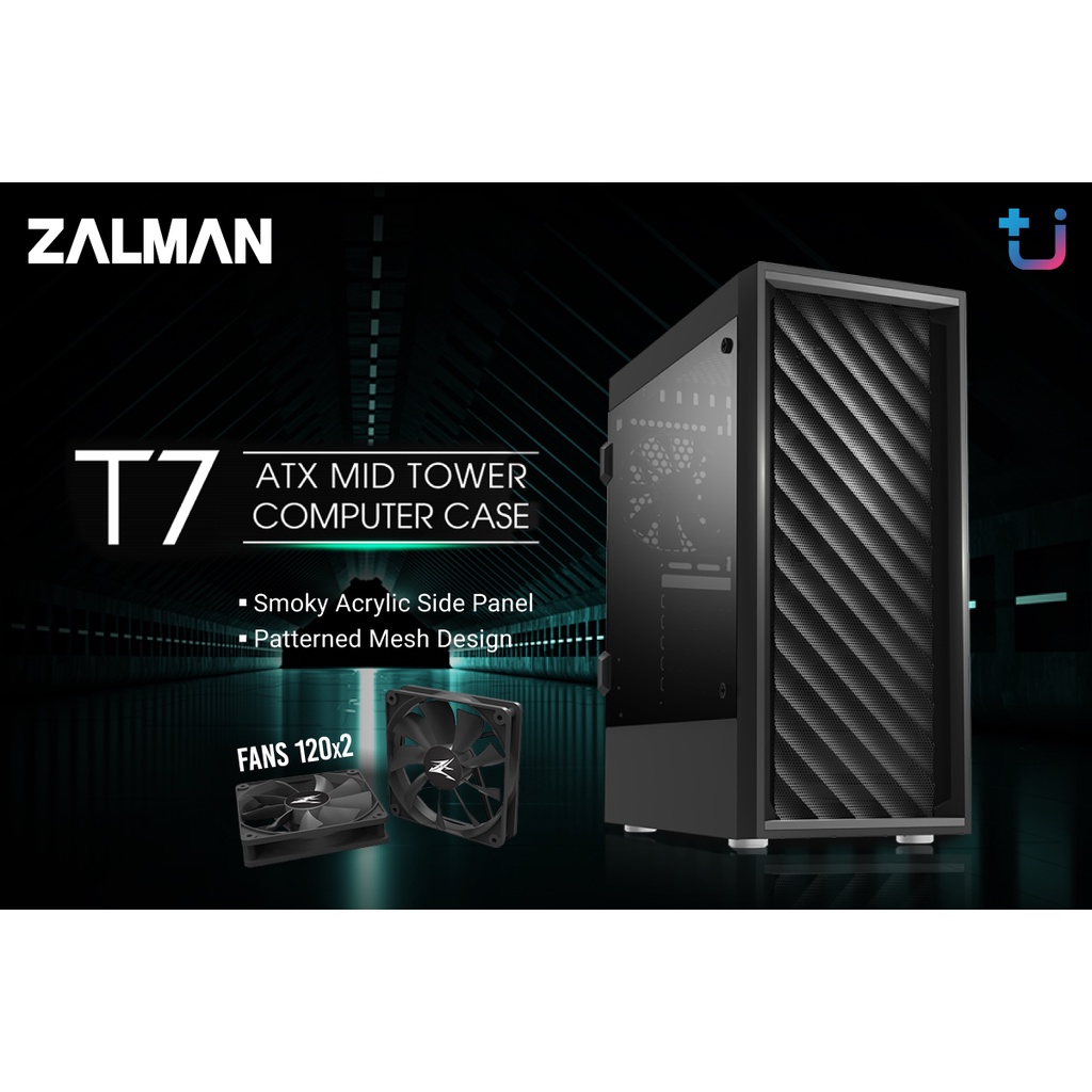 ZALMAN T7 ATX Mid-Tower Computer Case | Shopee Thailand