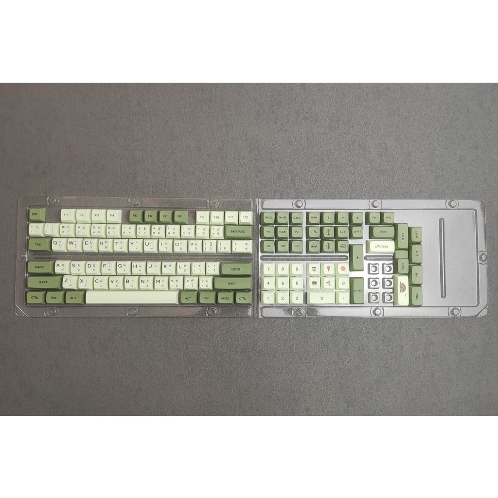 In Stock matcha green tea keycaps XDA profile PBT keycap Dye-Sub ...