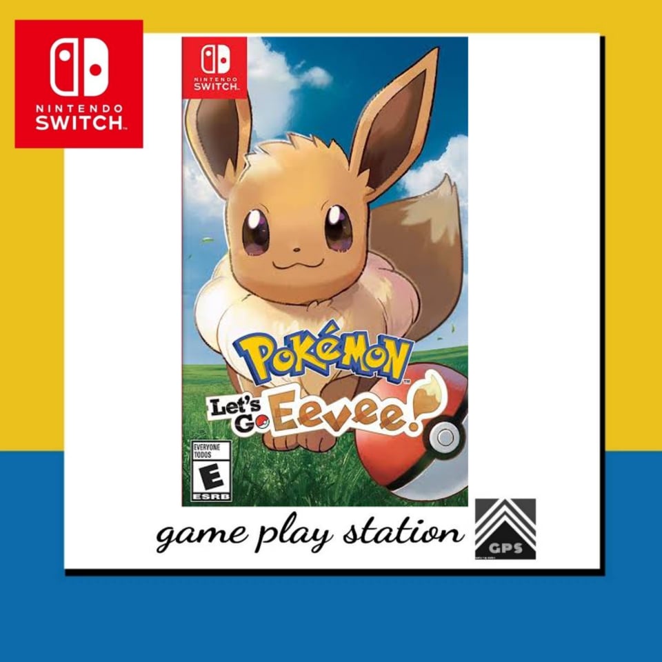 nintendo switch pokemon let's go eevee ( english ) | Shopee Thailand