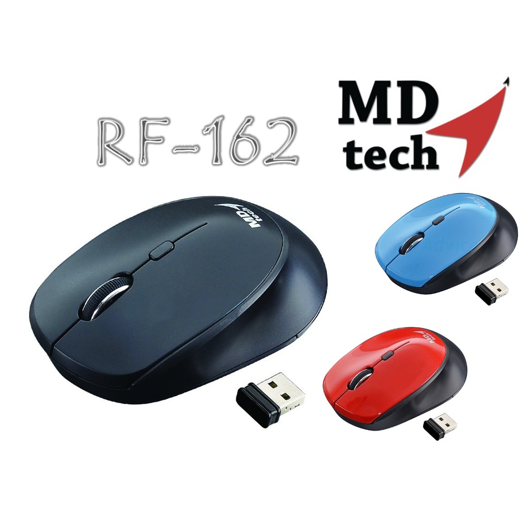 เม้าส์ Mouse MD-TECH Wireless Mouse RF-162 USB | Shopee Thailand