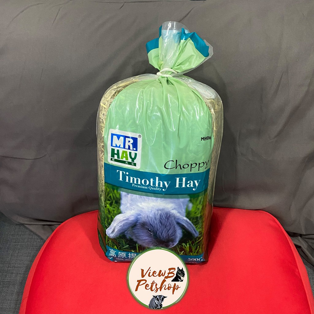 [Mr.Hay] หญ้าทิโมธีสับ มิสเตอร์เฮย์ 500 กรัม สำหรับกระต่ายและหนูตะเภา ...