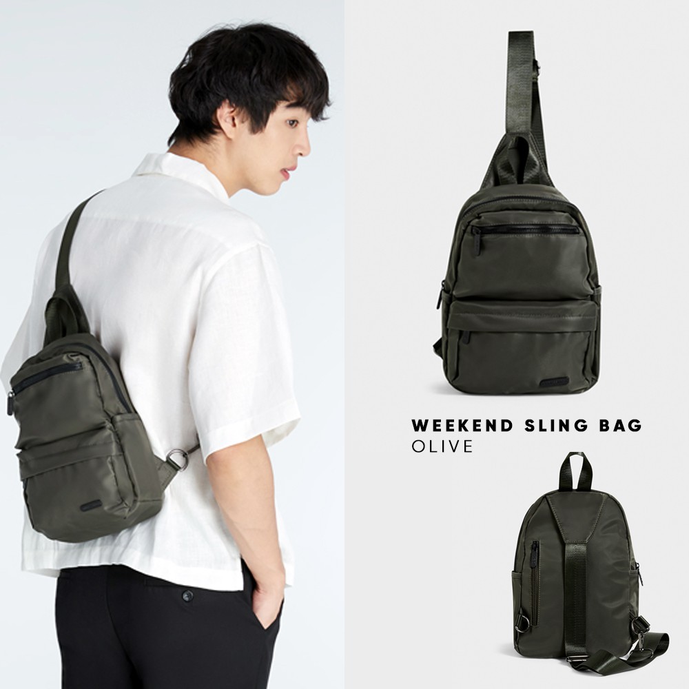 WEEKEND SLING BAG กระเป๋าคาดอก | Shopee Thailand