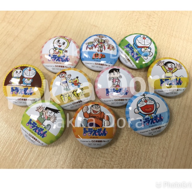 Doraemon pin เซตเข็มกลัดโดเรม่อนและผองเพื่อน | Shopee Thailand