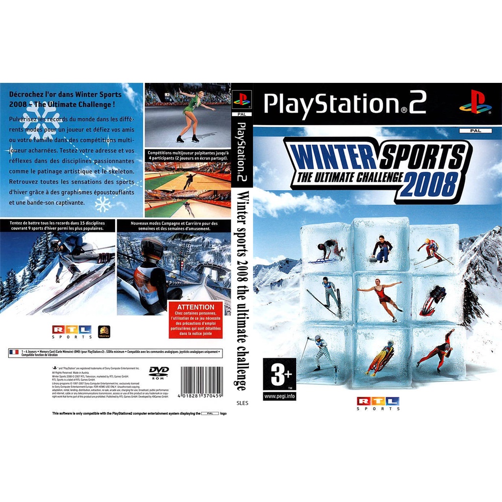 แผ่นเกมส์ PS2 Winter Sports 2008 - The Ultimate Challenge คุณภาพ ส่งไว ...