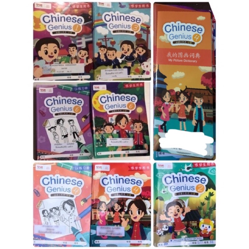 chinese genius มือสอง ภาษาจีน สำหรับเด็ก my picture dictionary | Shopee ...