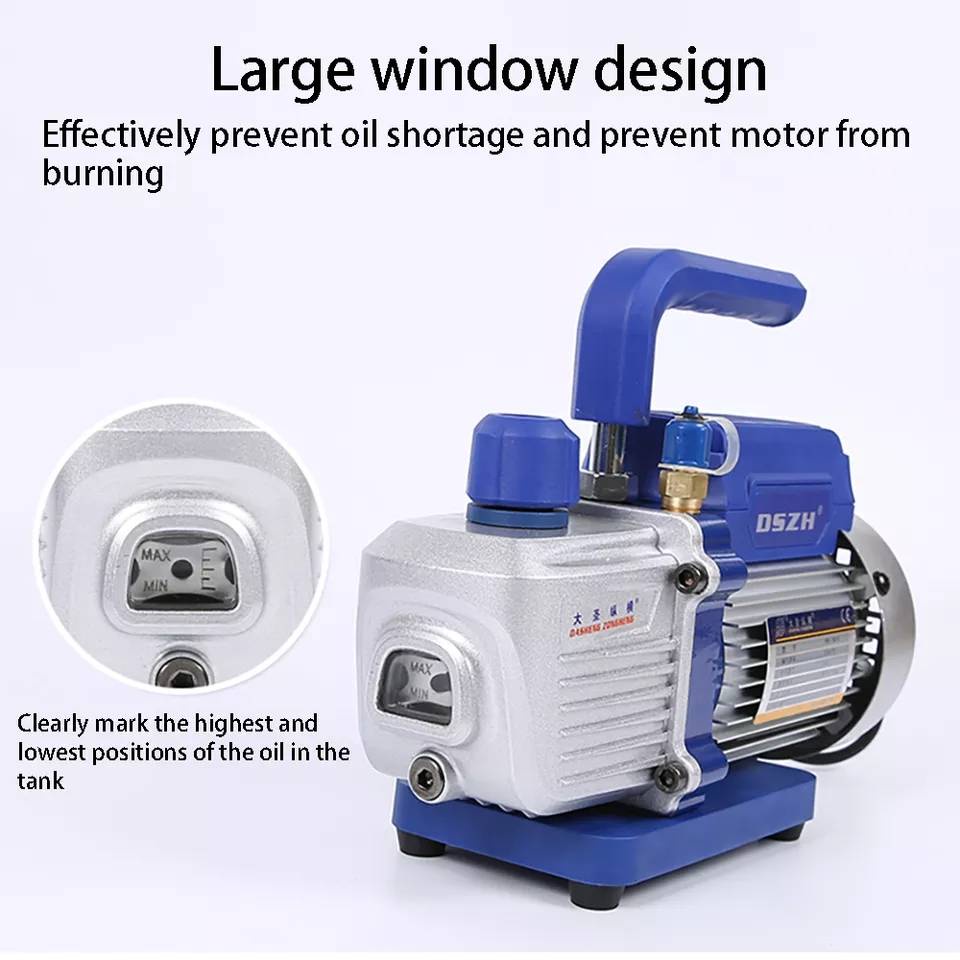 DSZH WK-115N แวคคั่ม ปั๊มสูญญากาศแอร์ 50 ลิตร/นาที รุ่นใหม่ แว๊คคั่มปั๊ม แว็คคั่ม แวคคัม รุ่น WK ...